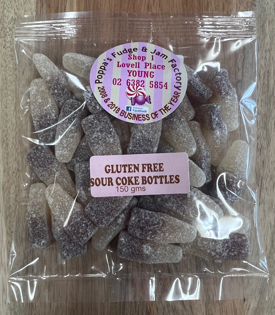 Sour Coke Bottles – Poppa’s Fudge & Jam Factory